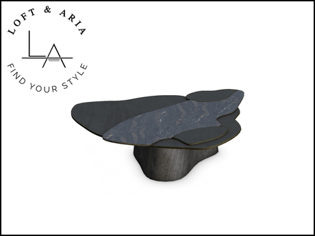 Second Life Marketplace - Loft & Aria - Augustine Coffee Table - Black
